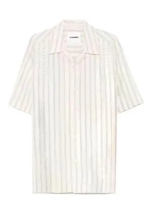JIL SANDER Striped Shirt - Neutrals