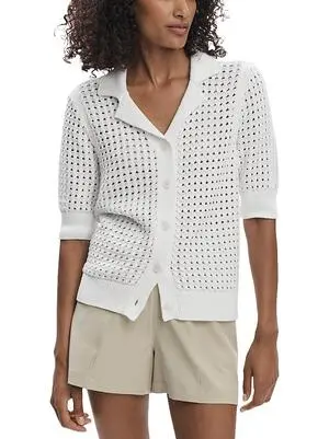 Varley Ellie Knit Shirt - White