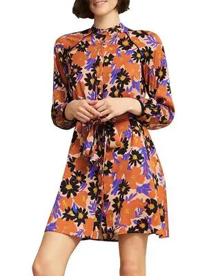 HOBBS LONDON Coworth Floral Print Dress - Beige Multi