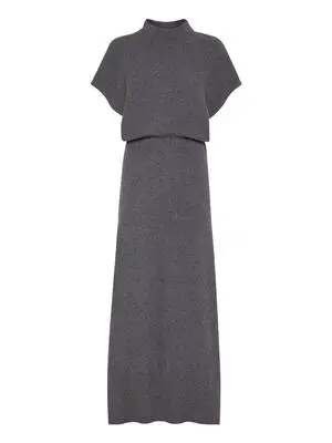 Brunello Cucinelli Cashmere Dress - Grey