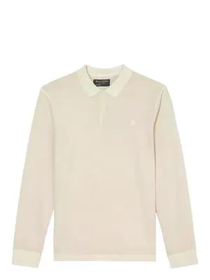 Marc O'polo Long-sleeve Polo Shirt - Neutrals