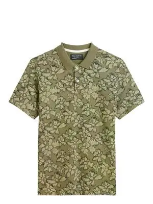 Marc O'polo Floral-print Polo Shirt - Green