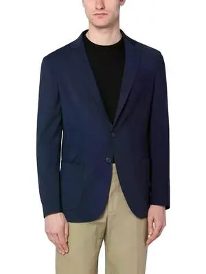 SANTANIELLO Single-breasted Blazer - Blue