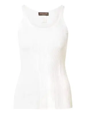 Marc O'polo Fine-ribbed Tank Top - White