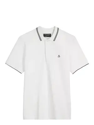 Marc O'polo Contrasting-stripes Polo Shirt - White