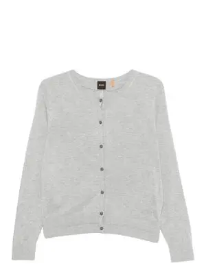 BOSS Button-front Cardigan - Grey