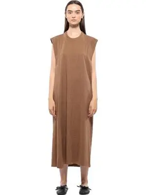 TOIT VOLANT Santa Ana Dress - Chestnut