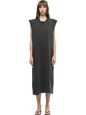 TOIT VOLANT Santa Ana Dress - Washed Gray