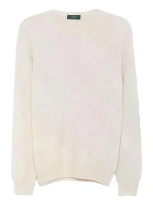 ZANONE Virgin Wool Crew Neck Sweater - Neutrals