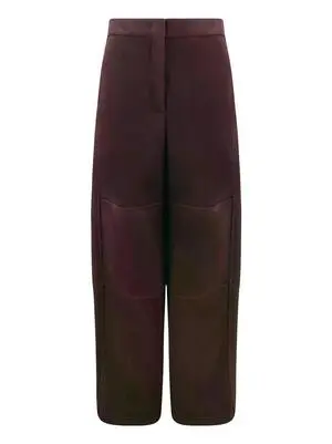JIL SANDER Wide-leg Trousers - Red