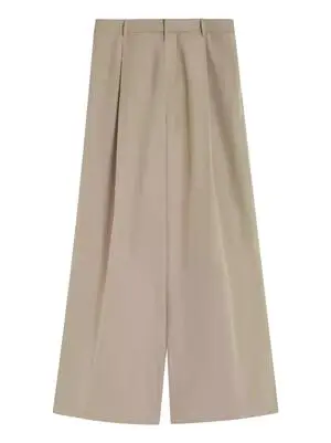 Max Mara Pleat-detail Trousers - Neutrals