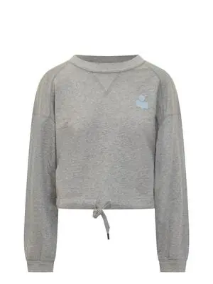 Isabel Marant Margo Short Sweatshirt - Grey