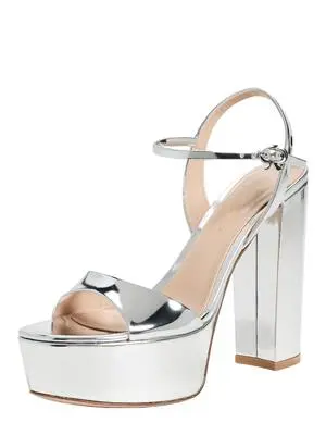 GIANVITO ROSSI Marlena Metallic Heels