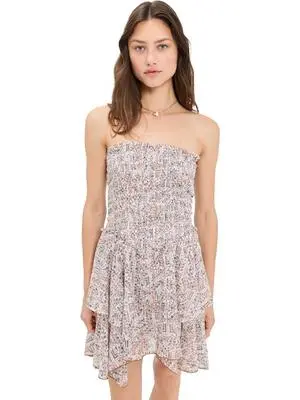 Isabel Marant Anka Mini Dress - Ecru