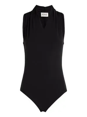 Tove Liorah Stretch-jersey Bodysuit - Black