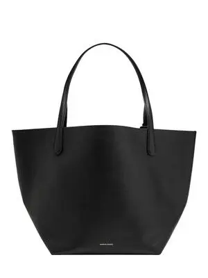 MANSUR GAVRIEL Grained Leather Tote Bag - Black