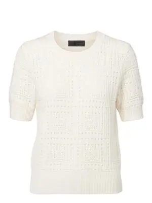 NILI LOTAN Elysia Cashmere Sweater - White