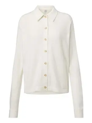 TOTEME Cashmere Cardigan - White