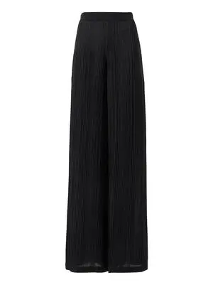 JOSEPH Mawn Pleated Wide-leg Pants - Black