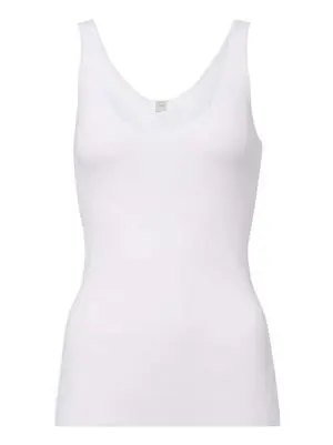 TOTEME Cotton Jersey Tank Top - White