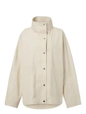 TOTÊME Toteme Oyster Cotton-Blend Jacket