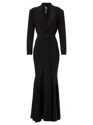 Norma Kamali Fishtail Gown - Black