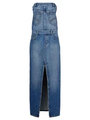 Stella McCartney Denim Maxi Dress - Blue