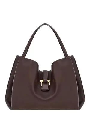 FERRAGAMO Ferragamo Tote Bag With Fringe Detail Red