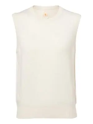 Jardin Des Orangers Wool And Cashmere Sweater Vest - White