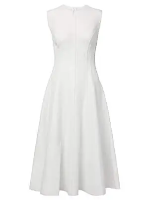 Norma Kamali Grace Midi Dress - White