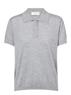 LISA YANG Nai Knitted Cashmere Polo Shirt