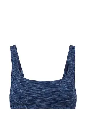 The Upside Mystere Reversible Printed Sports Bra - Blue