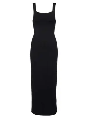 Khaite Dixi Knitted Midi Dress - Black