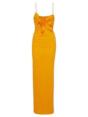 Christopher Esber Venus Cutout Maxi Dress - Orange
