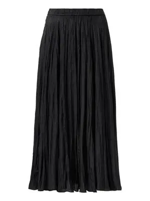 JOSEPH Sully Silk Midi Skirt - Black