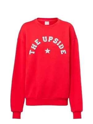 The Upside Ranchero Saturn Cotton Sweater - Red