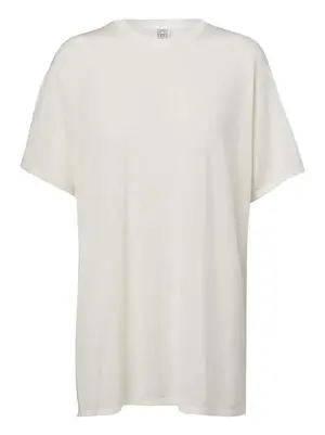 TOTÊME Semi-sheer T-shirt - White