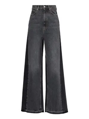 Stella McCartney High-rise Wide-leg Jeans - Black