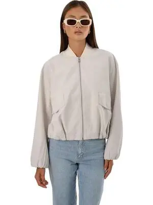 LAMARQUE Iriana Bomber Jacket - Whisper White