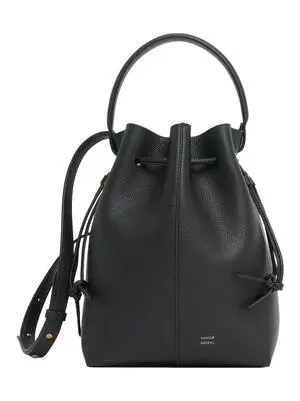 MANSUR GAVRIEL Dea Leather Bucket Bag Black