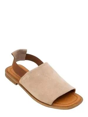 FOREVER & ALWAYS SHOES Fuela Leather Flat Sandals