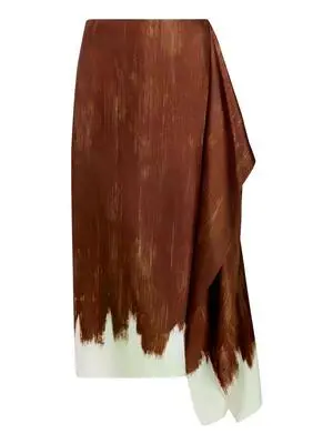 Proenza Schouler Amery Midi Skirt - Brown