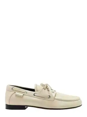 Proenza Schouler Leather Deck Shoes - Neutrals