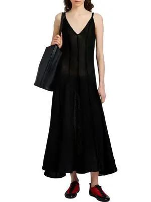 Proenza Schouler Tavia Midi Dress - Black