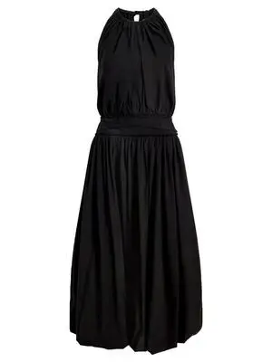 Proenza Schouler White Label Gathered Halterneck Dress - Black