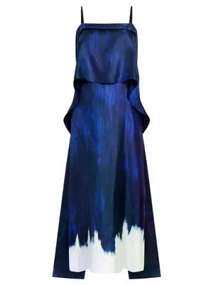 Proenza Schouler Wilma Midi Dress - Blue