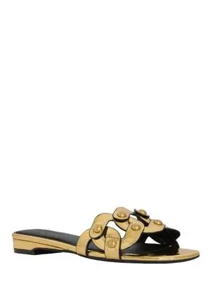 Rebecca Minkoff Chain Slide Sandal - Gold