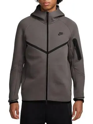 Nike Tech Windrunner Zip Hoodie - Cave Stone/black