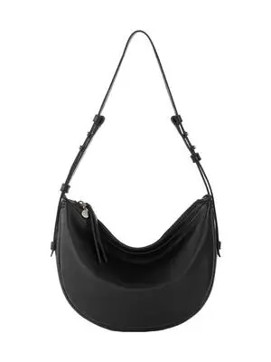 THE SAK Tess Leather Shoulder Bag Black