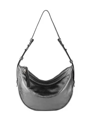 THE SAK Tess Leather Shoulder Bag Gunmetal